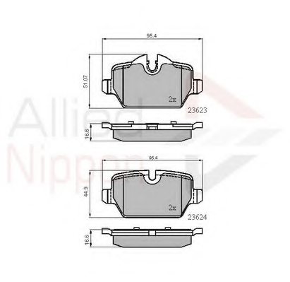 34216788183,BMW 34 21 6 788 183 Brake Pad Set, disc brake for BMW