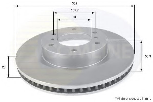 4615A038,MITSUBISHI 4615-A038 Brake Disc for MITSUBISHI