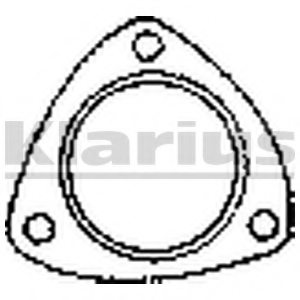 2875234500,HYUNDAI 28752-34500 Gasket, exhaust pipe for HYUNDAI