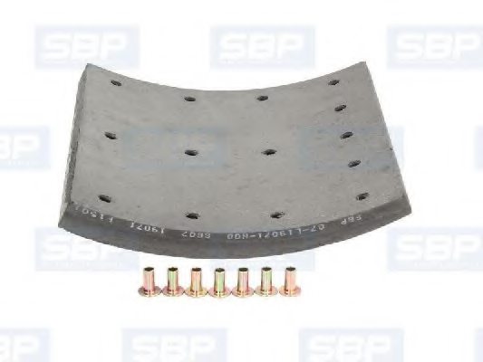 3095179,VOLVO 3095179 Brake Lining Kit, drum brake for VOLVO