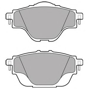 1609000980,PEUGE 1609000980 Brake Pad Set, disc brake for PEUGE