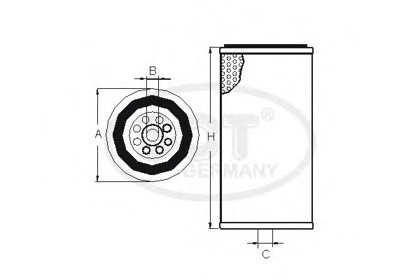 9885111942,ISUZU 9-88511-194-2 Oil Filter for ISUZU