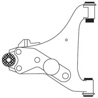 4013A210,MITSUBISHI 4013A210 Track Control Arm for MITSUBISHI