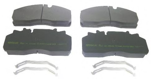 1628064,DAF 1628064 Brake Pad Set, disc brake for DAF