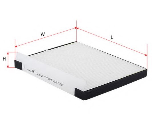971001E000,HYUNDAI 97100-1E000 Filter, interior air for HYUNDAI