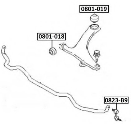 20420XA000,SUBARU 20420XA000 Stabilizer Bar Link for SUBARU