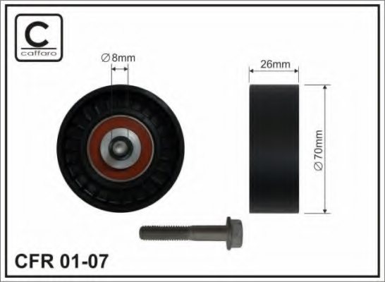 504084453,IVECO 504084453 Tensioner Pulley, v-ribbed belt for IVECO
