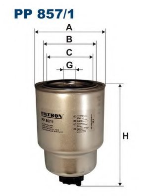 164037F40A,NISSA 16403-7F40A Fuel filter for NISSA