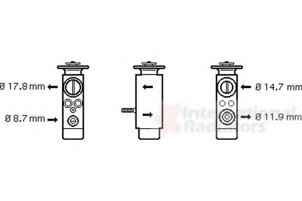 64118362851,BMW 64118362851 Expansion Valve, air conditioning for BMW