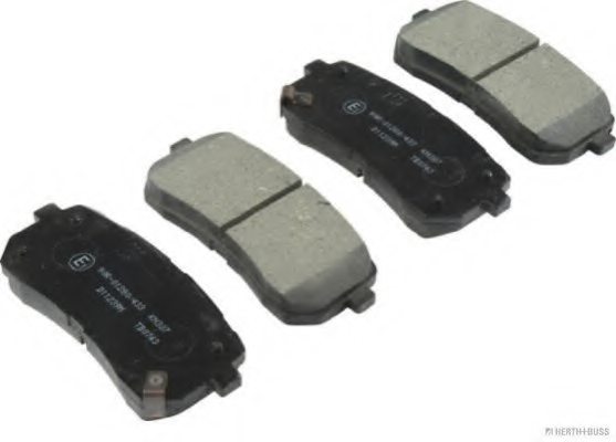 583024HA50,HYUNDAI 58302-4HA50 Brake Pad Set, disc brake for HYUNDAI