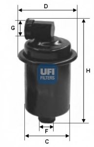 3191102100,HYUNDAI 31911-02100 Fuel filter for HYUNDAI