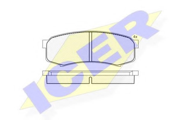 0446660060,TOYOTA 0446660060 Brake Pad for TOYOTA