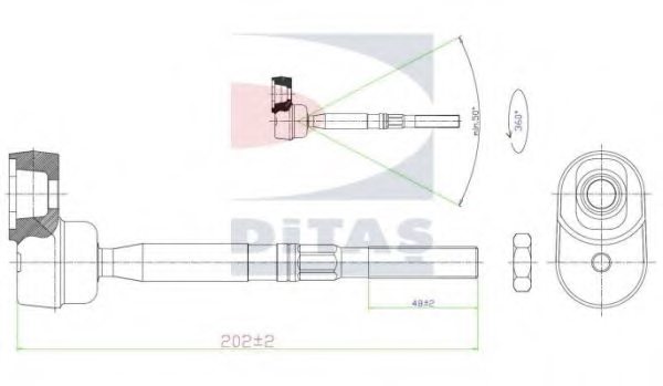 A1693300403,MERCE A1693300403 Tie Rod Axle Joint for MERCE
