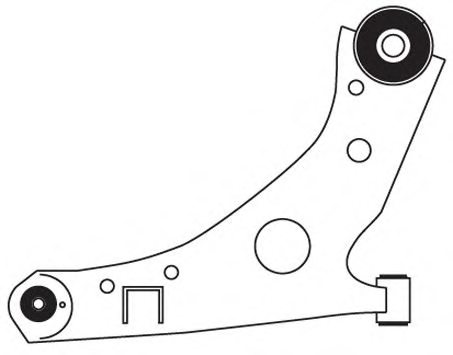 5450117000,HYUNDAI 54501-17000 Track Control Arm for HYUNDAI