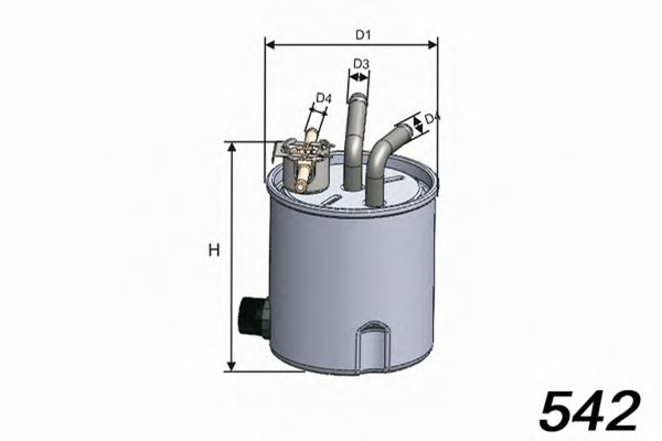 16400EC00A,NISSA 16400-EC00A Fuel filter for NISSA