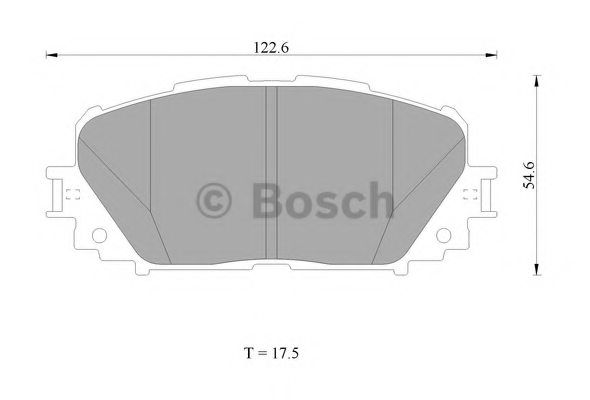 0446552240,TOYOT 04465-52240 Brake Pad Set, disc brake for TOYOT
