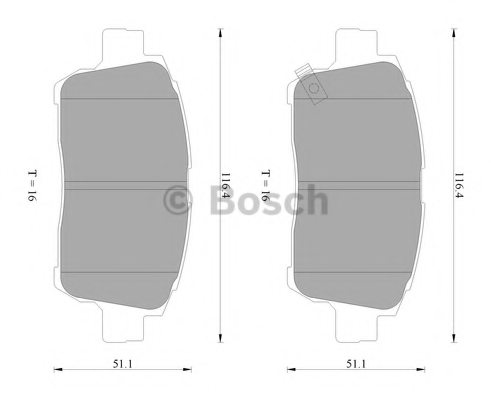 0446532230,TOYOT 04465-32230 Brake Pad Set, disc brake for TOYOT