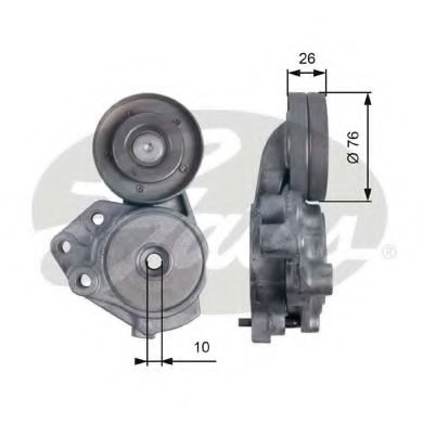 03C145299J,VW 03C 145 299 J Tensioner Lever, v-ribbed belt for VW