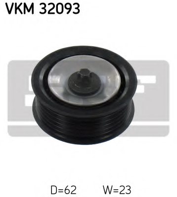 VKM32093,SKF VKM 32093 Deflection/Guide Pulley, v-ribbed belt for ALFA ...