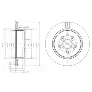 4243130290,LEXUS 42431-30290 Brake Disc for LEXUS