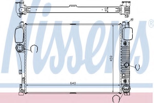 2215003103,MERCE 2215003103 Radiator, engine cooling for MERCE