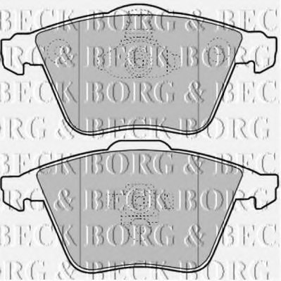 1368558,FORD 1368558 Brake Pad Set, disc brake for FORD