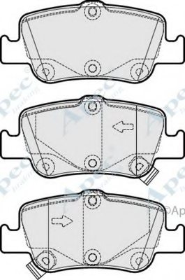 0446602181,TOYOT 04466-02181 Brake Pad Set, disc brake for TOYOT