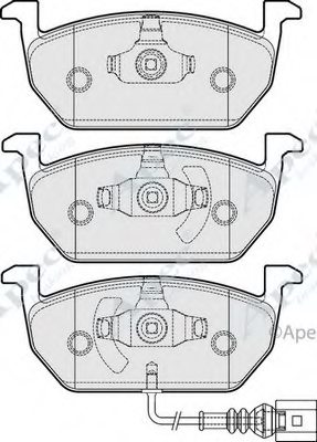 5Q0698151C,VW 5Q0698151C Brake Pad Set, disc brake for VW