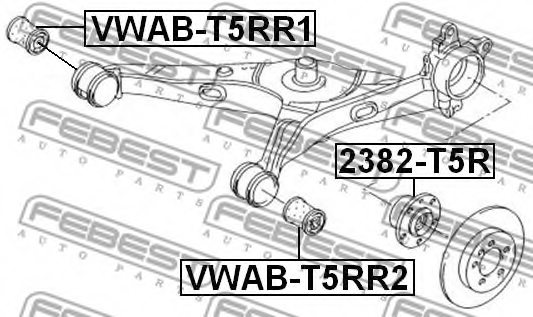 7H0501131A,VW 7H0501131A Control Arm-/Trailing Arm Bush for VW