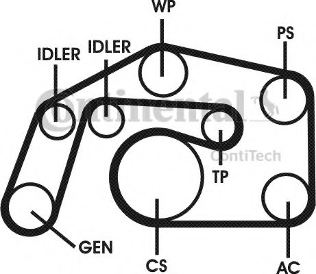 059105251AD,VW 059 105 251 AD Belt Pulley, crankshaft for VW
