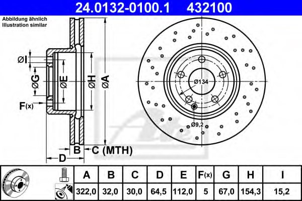 0004213012,MERCE 0004213012 Brake Disc for MERCE
