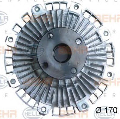252374A000,HYUNDAI 25237-4A000 Clutch, radiator fan for HYUNDAI