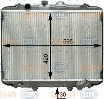 2530043005,HYUNDAI 2530043005 Radiator, engine cooling for HYUNDAI