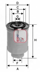 16403VK11A,NISSA 16403VK11A Fuel filter for NISSA