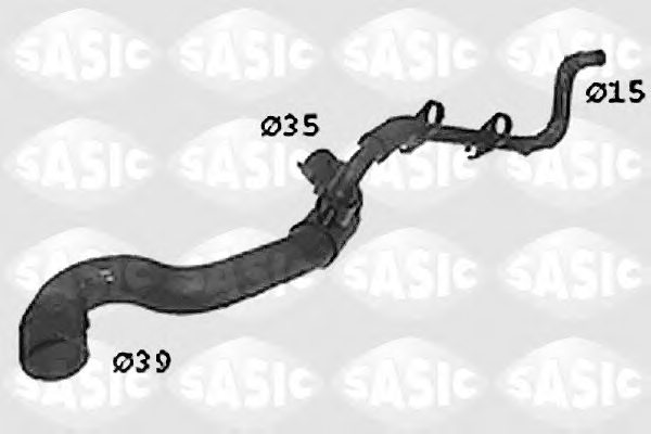 1343K1,PEUGE 1343K1 Radiator Hose for PEUGE