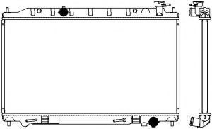 214609Y000,NISSA 214609Y000 Radiator, engine cooling for NISSA