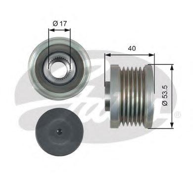 23151JD20A,NISSA 23151JD20A Alternator Freewheel Clutch for NISSA