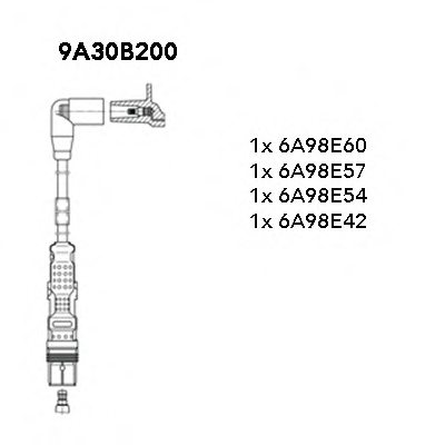 03F905409B,VAG 03F 905 409 B Ignition Cable Kit for VAG