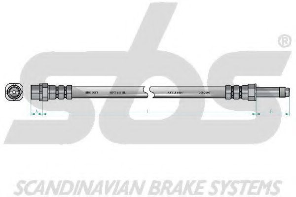 34306762837,BMW 34 30 6 762 837 Brake Hose for BMW