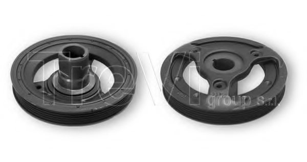 55559391,FIAT 55559391 Belt Pulley, crankshaft for ALFA ROMEO,OPEL