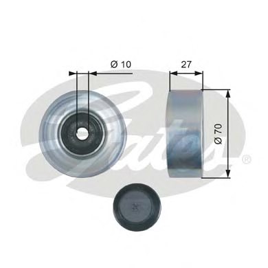 252863C100,HYUNDAI 25286-3C100 Deflection/Guide Pulley, v-ribbed belt ...