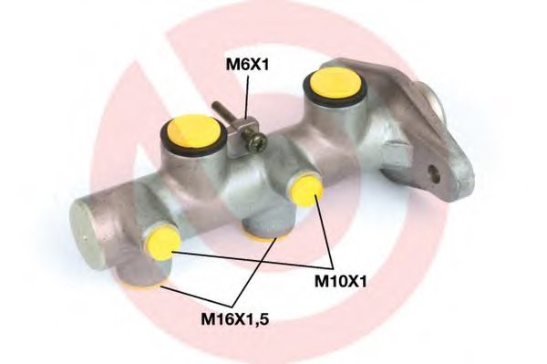5851017000,HYUNDAI 58510-17000 Brake Master Cylinder for HYUNDAI