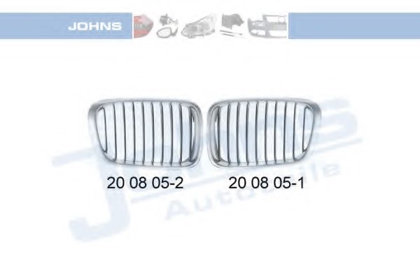 51138208487,BMW 51138208487 Radiator Grille for BMW