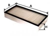 1807487,CATER 180-7487 Cab Air Element with Pull Tabs for CATER