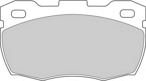 RTC5574,SANTANA RTC5574 Brake Pad Set, disc brake for SANTANA
