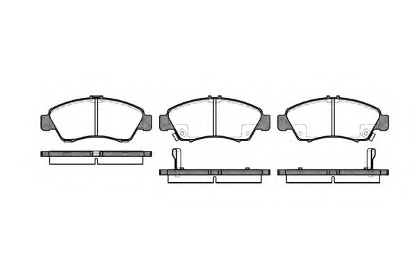FDB776,FERODO FDB776 Brake Pad Set, disc brake for FERODO