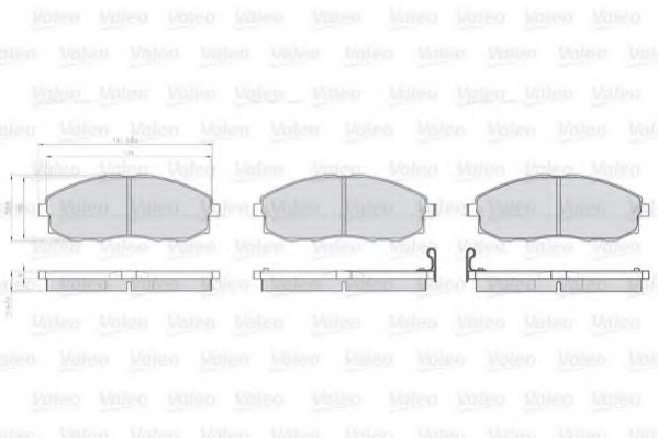 581014AA00,HYUNDAI 58101-4AA00 Brake Pad Set, disc brake for HYUNDAI