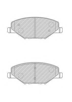 6RU698151,VW 6RU698151 Brake Pad Set, disc brake for VW