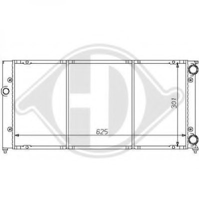 1H0121253E,VAG 1H0121253E Radiator, engine cooling for VAG