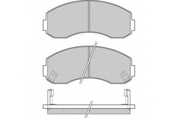 0K60A3328ZA,KIA 0K60A3328ZA Brake Pad Set, disc brake for KIA